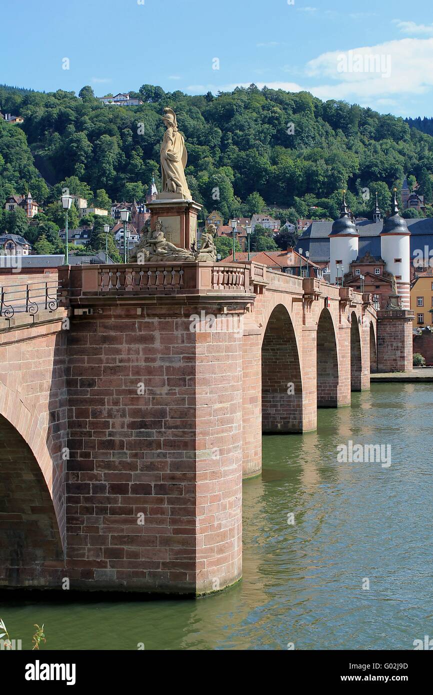 Heidelberg Old Bridge Stock Photo - Alamy