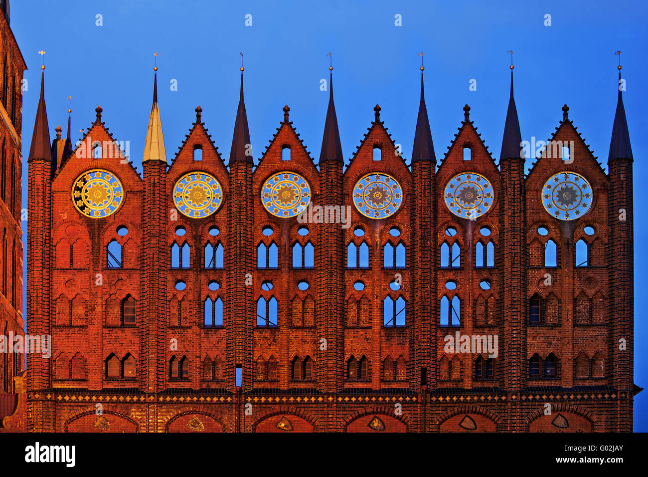 Town Hall of Stralsund, Mecklenburg-Vorpommern, Germany Stock Photo - Alamy