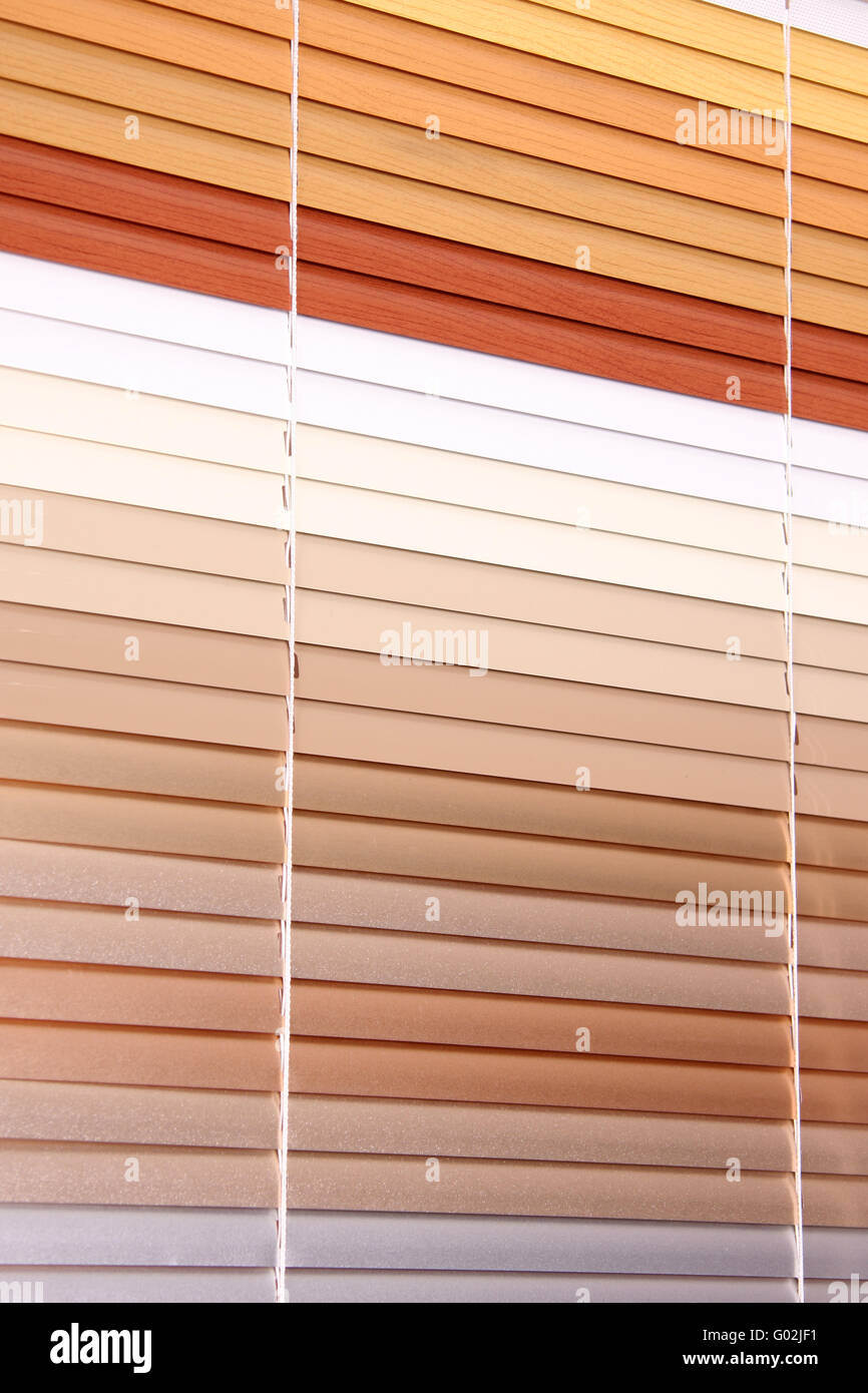 Close up open horizontal blinds hi-res stock photography and images - Alamy