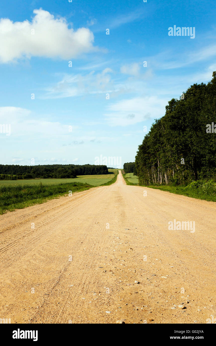 Spring road , countryside Stock Photo - Alamy