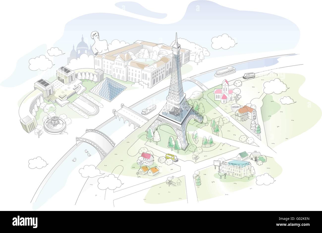 City palais Stock Vector Images - Alamy