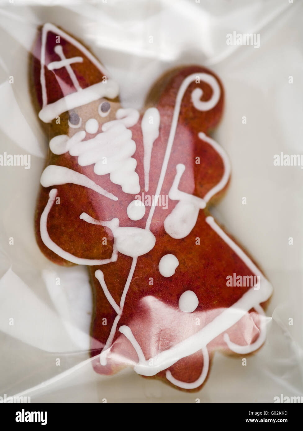 Santa Claus maked with gingerbread Stock Photo - Alamy
