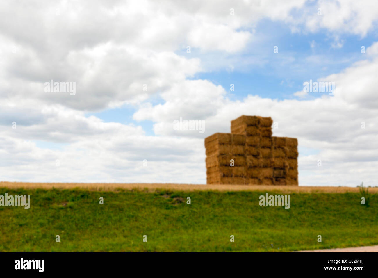 stack of wheat straw Stock Photo - Alamy
