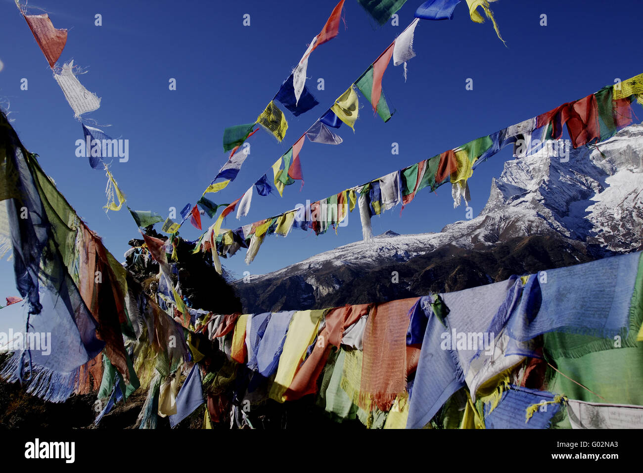 Himal flags hi-res stock photography and images - Alamy
