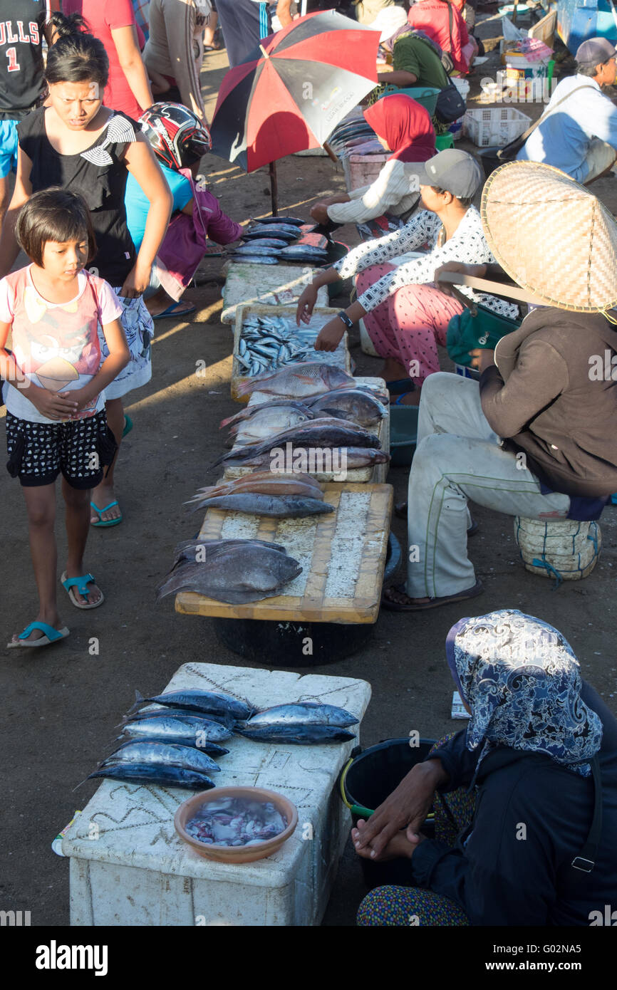 Women vendors at Jimbaran Seafood Markets, Bali Stock Photo - Alamy