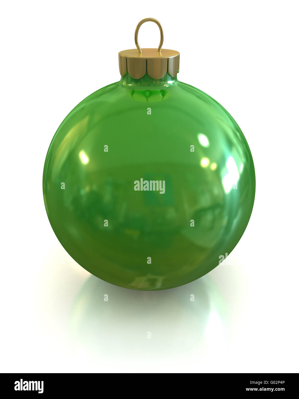 Green xmas ball icon Cut Out Stock Images & Pictures - Alamy