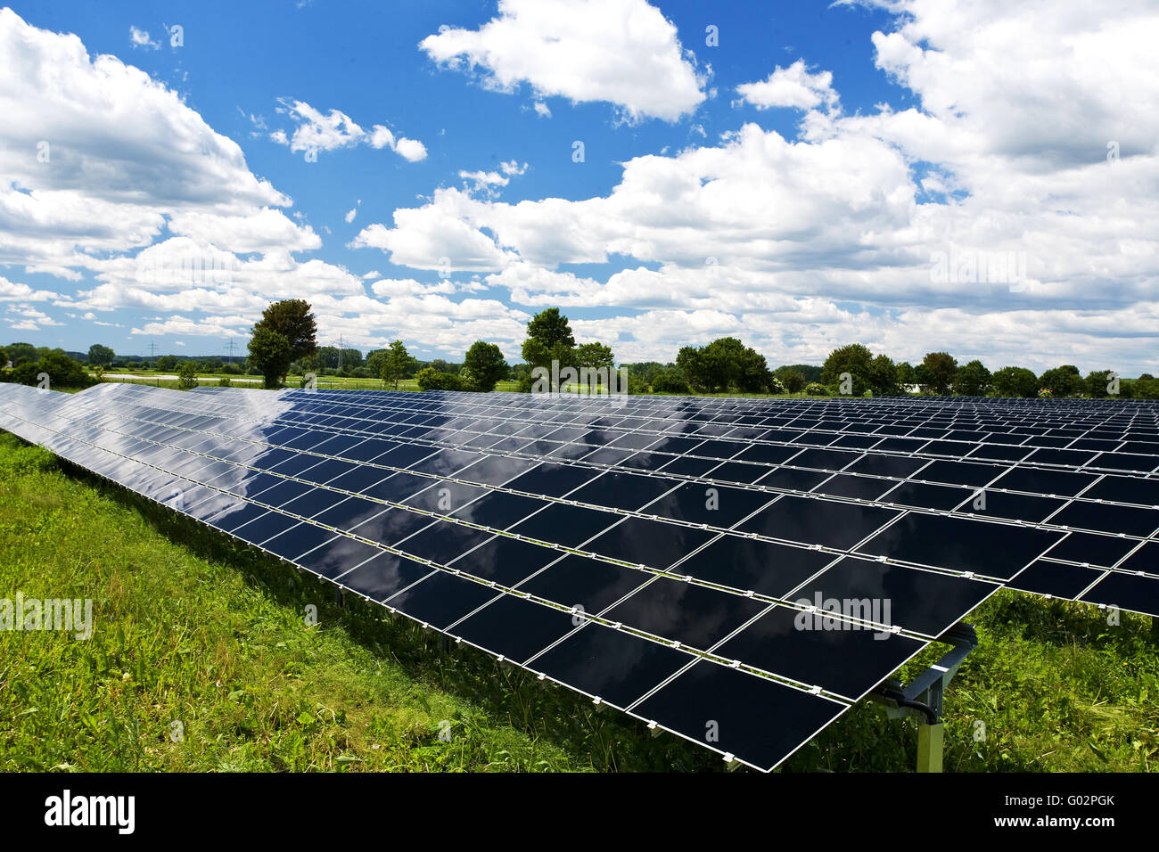 Solar Panel Energy Technology Stock Photo - Alamy