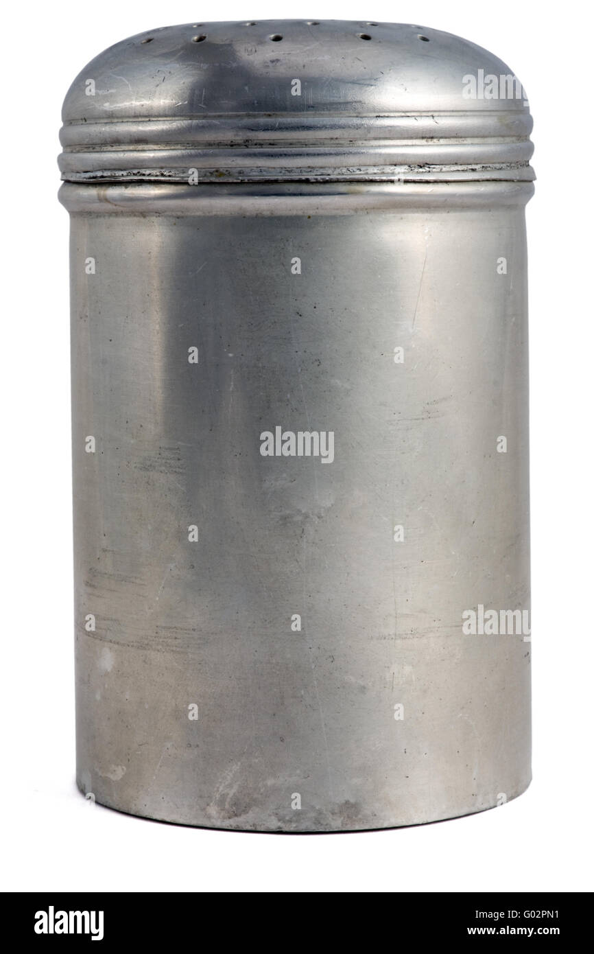 Can of salt Stock Photo - Alamy