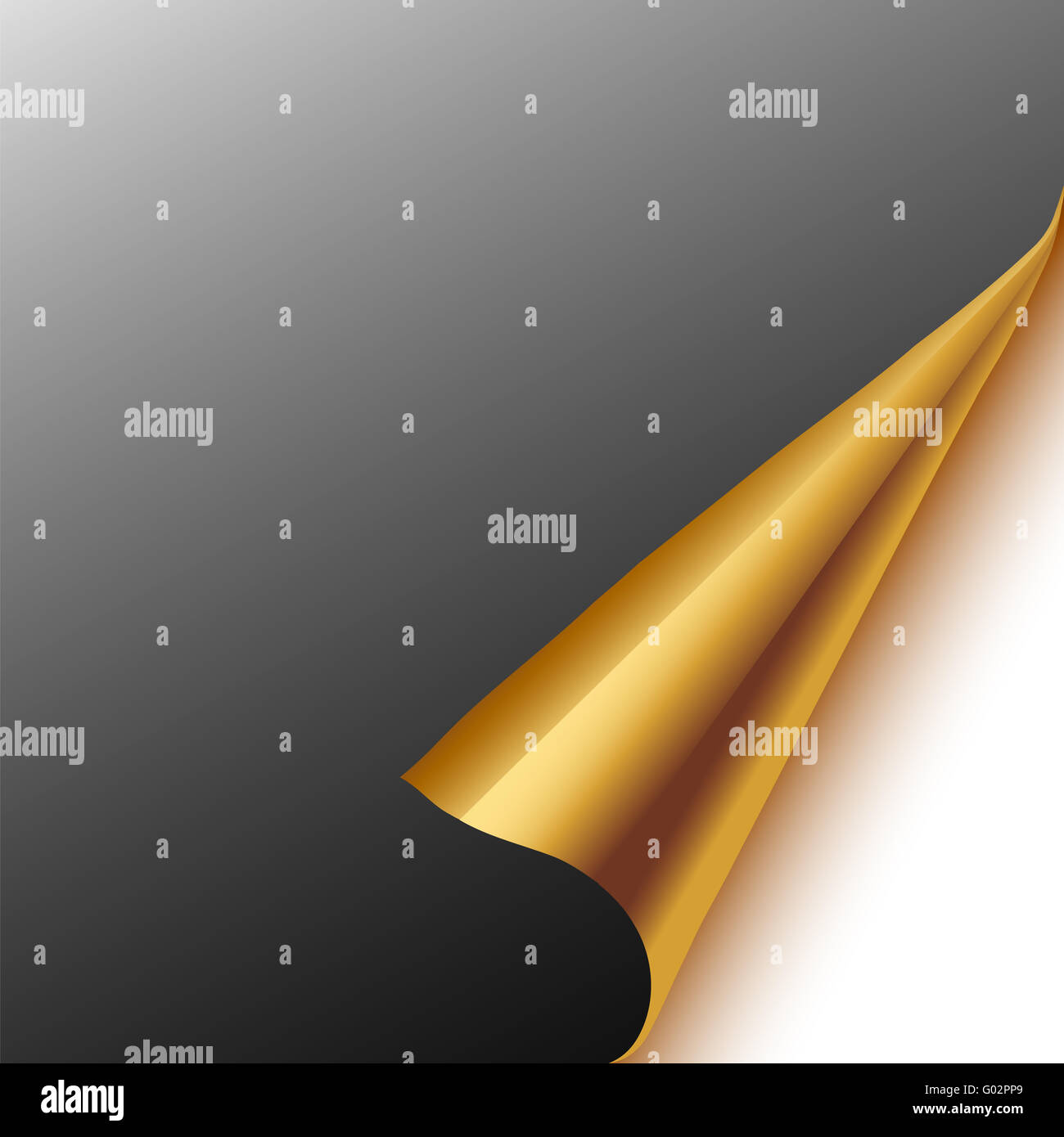 Curled edge vector hi-res stock photography and images - Alamy