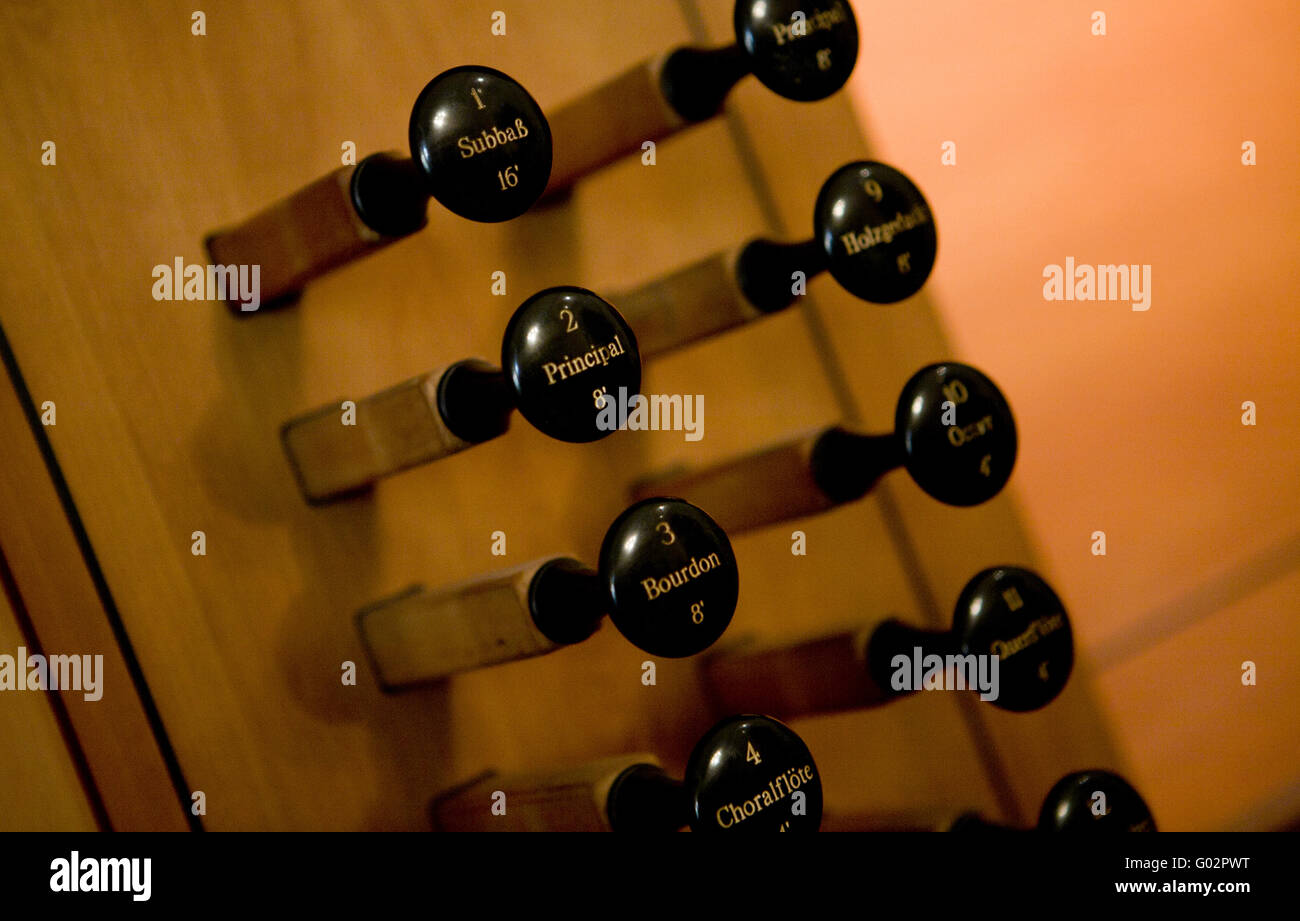 Organ stops hi-res stock photography and images - Alamy