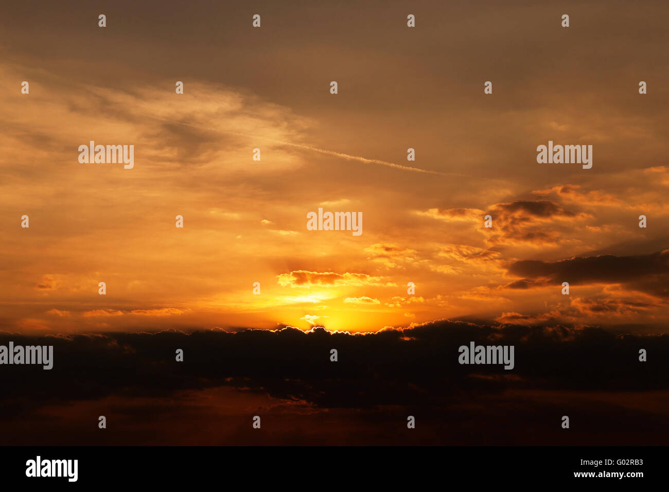 the sky during sunset Stock Photo - Alamy
