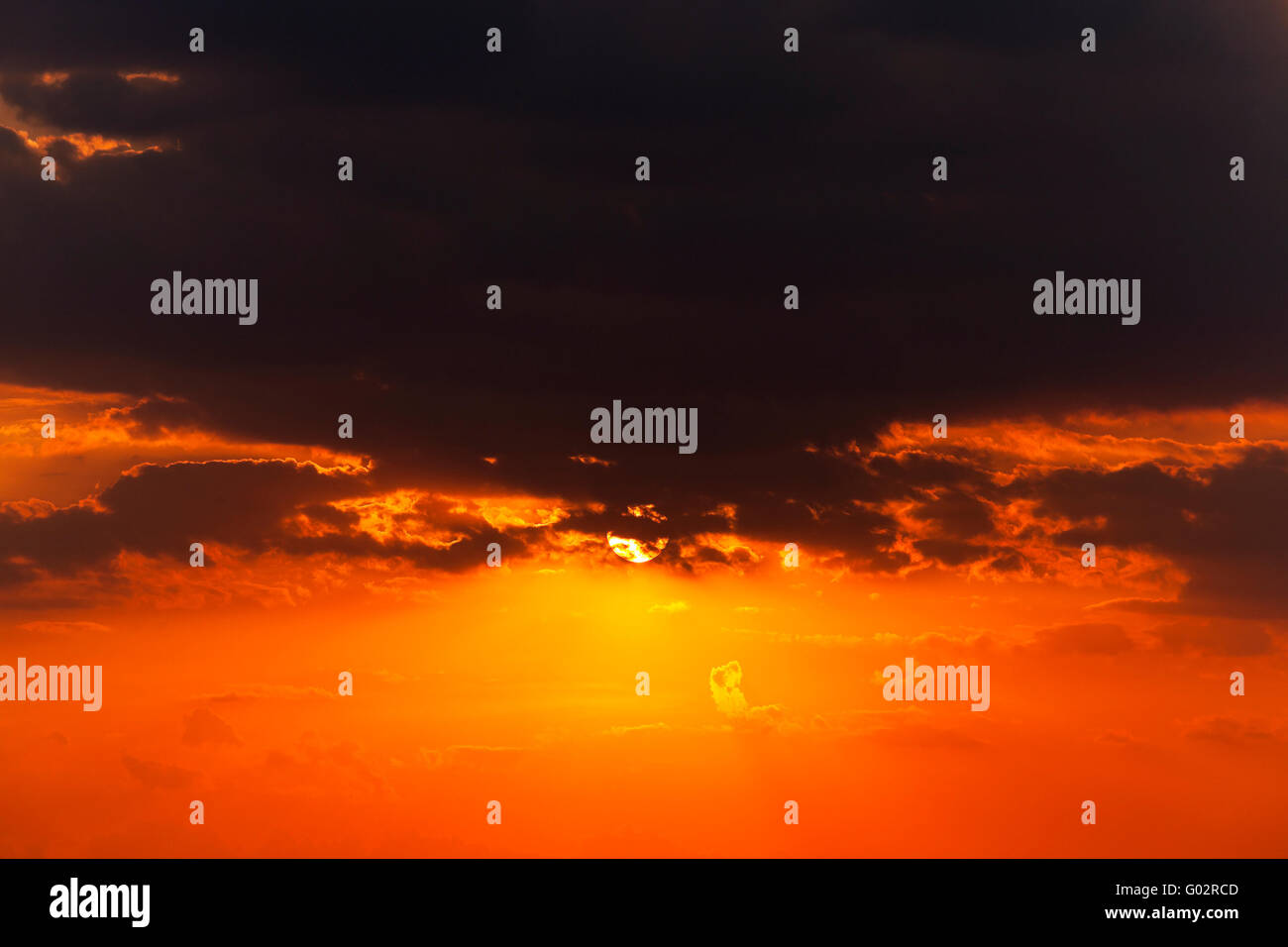 disk of the sun, sunset Stock Photo - Alamy