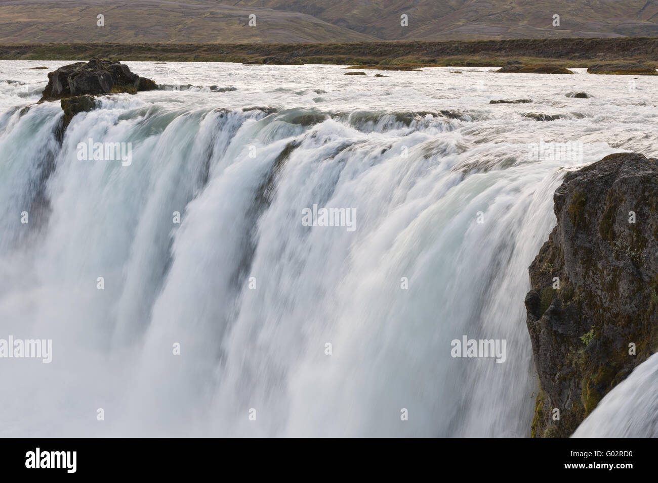 Iceland, Goðafoss, waterfall of the gods Stock Photo - Alamy