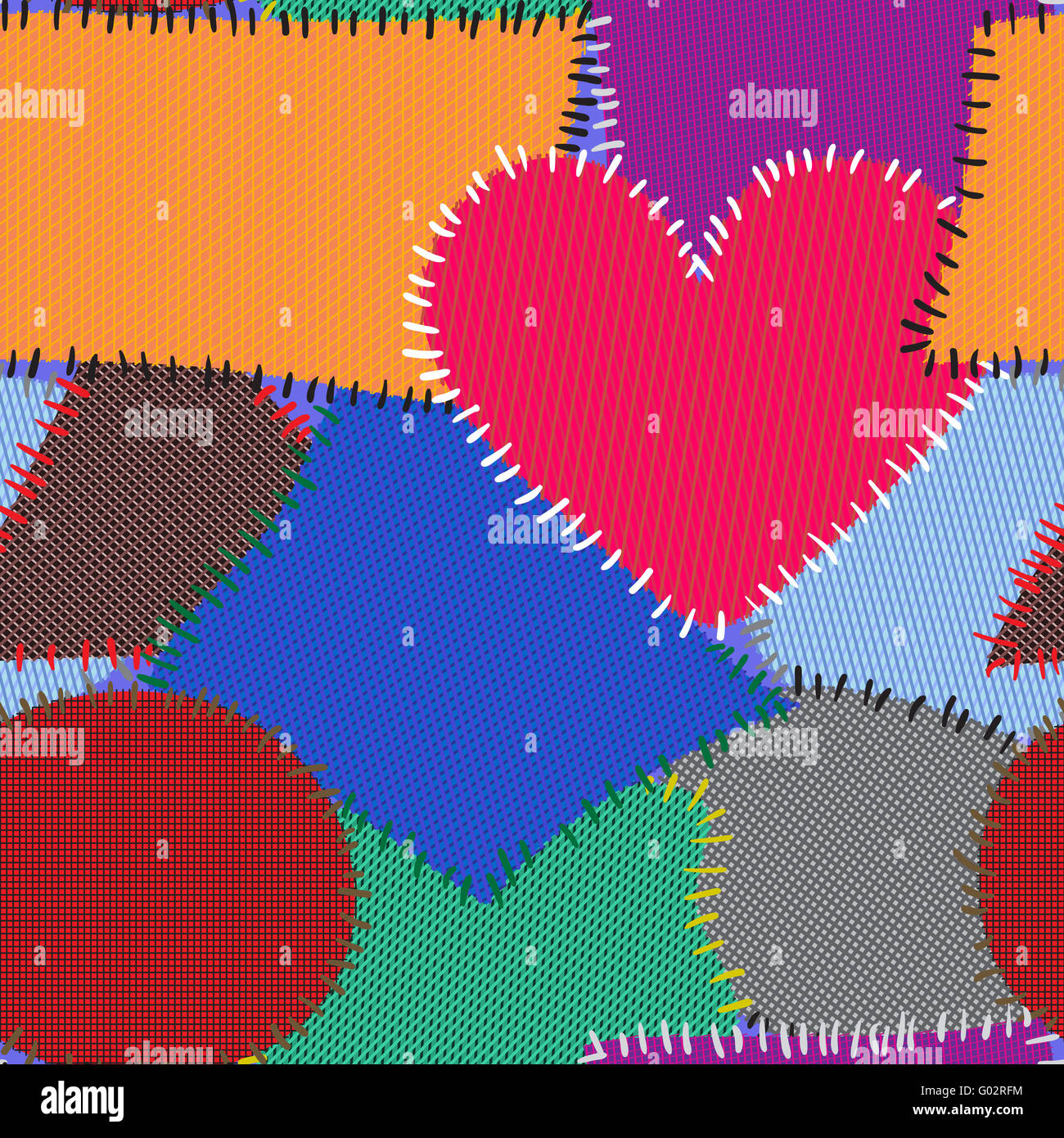 Textile patches hi-res stock photography and images - Alamy