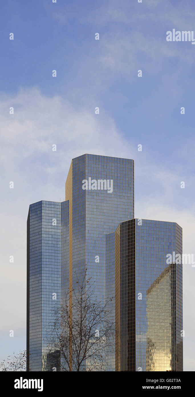 Tower Buildings La Defense Paris Stock Photo - Alamy