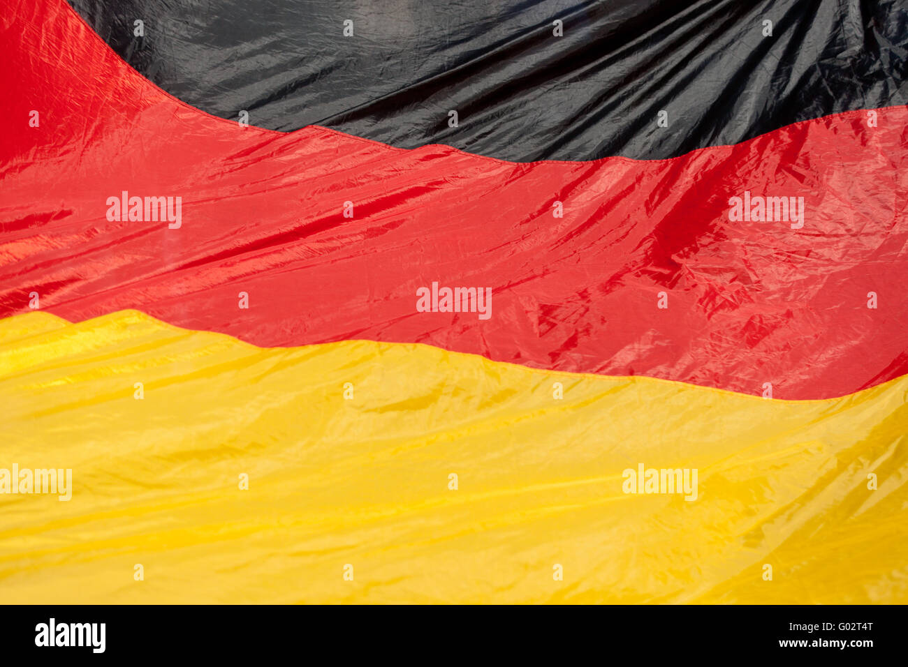 Germany flag wavy fabric hi-res stock photography and images - Alamy