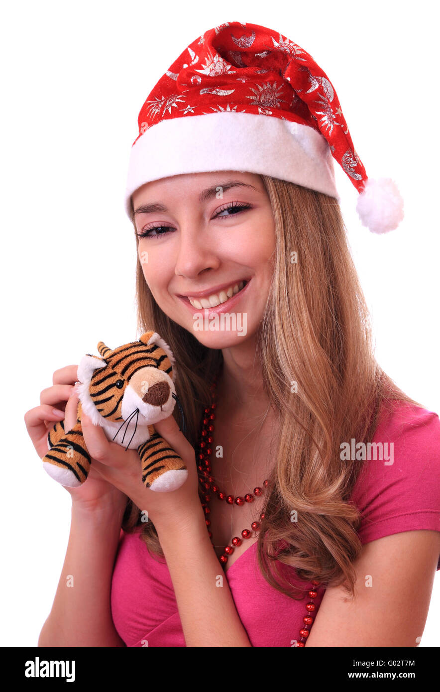 Girl with tiger hi-res stock photography and images - Alamy