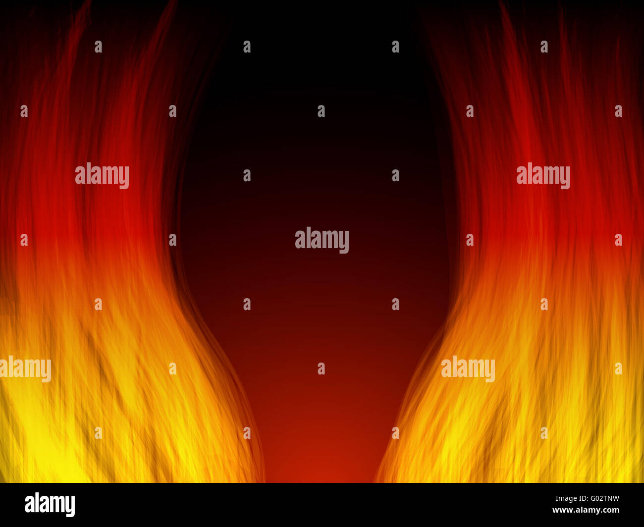 Realistic Fire Flames. Color and forms are editable Stock Photo - Alamy
