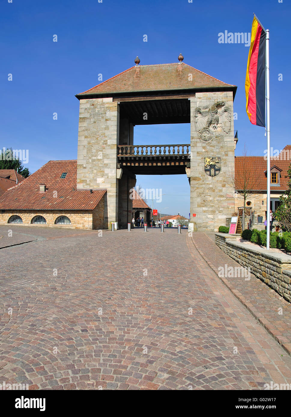 The German Wine Gate High Resolution Stock Photography and Images - Alamy