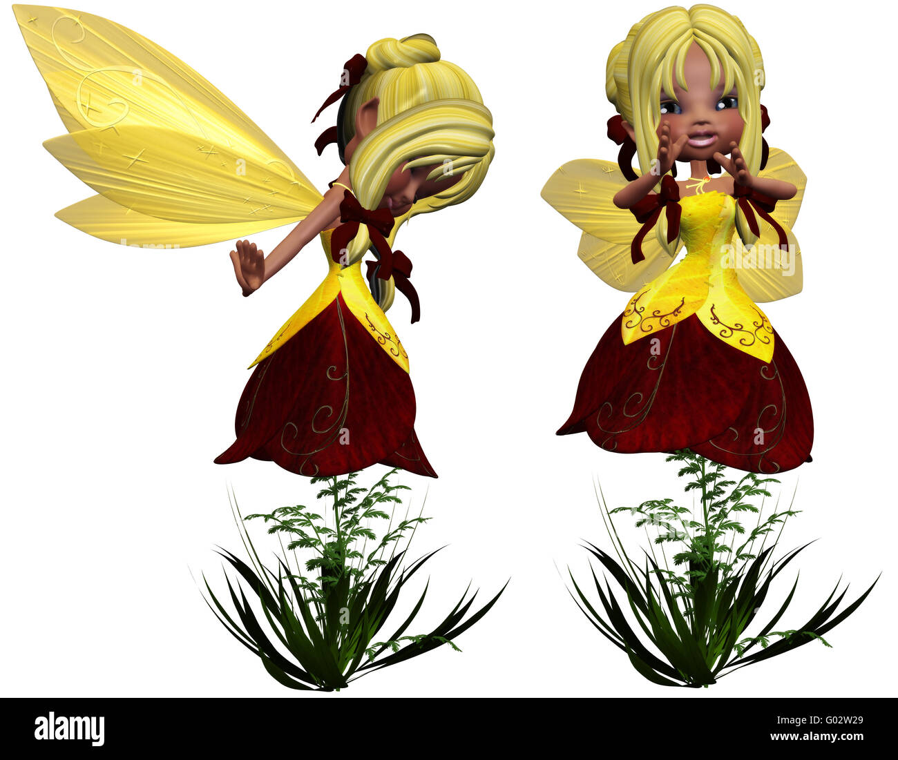 a cute little Butterfly Fairy Stock Photo - Alamy
