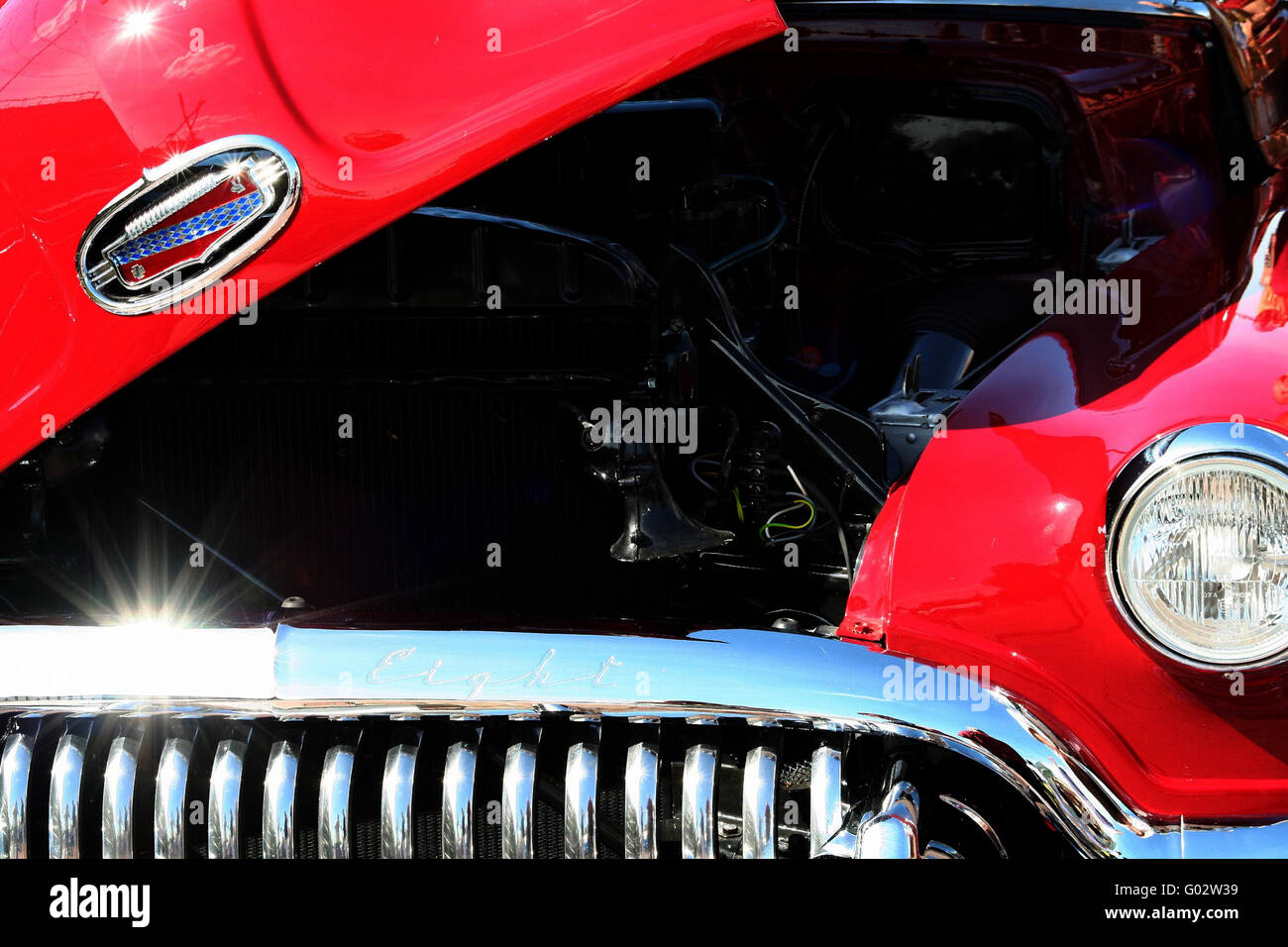 Front Muscle Car Stock Photo - Alamy
