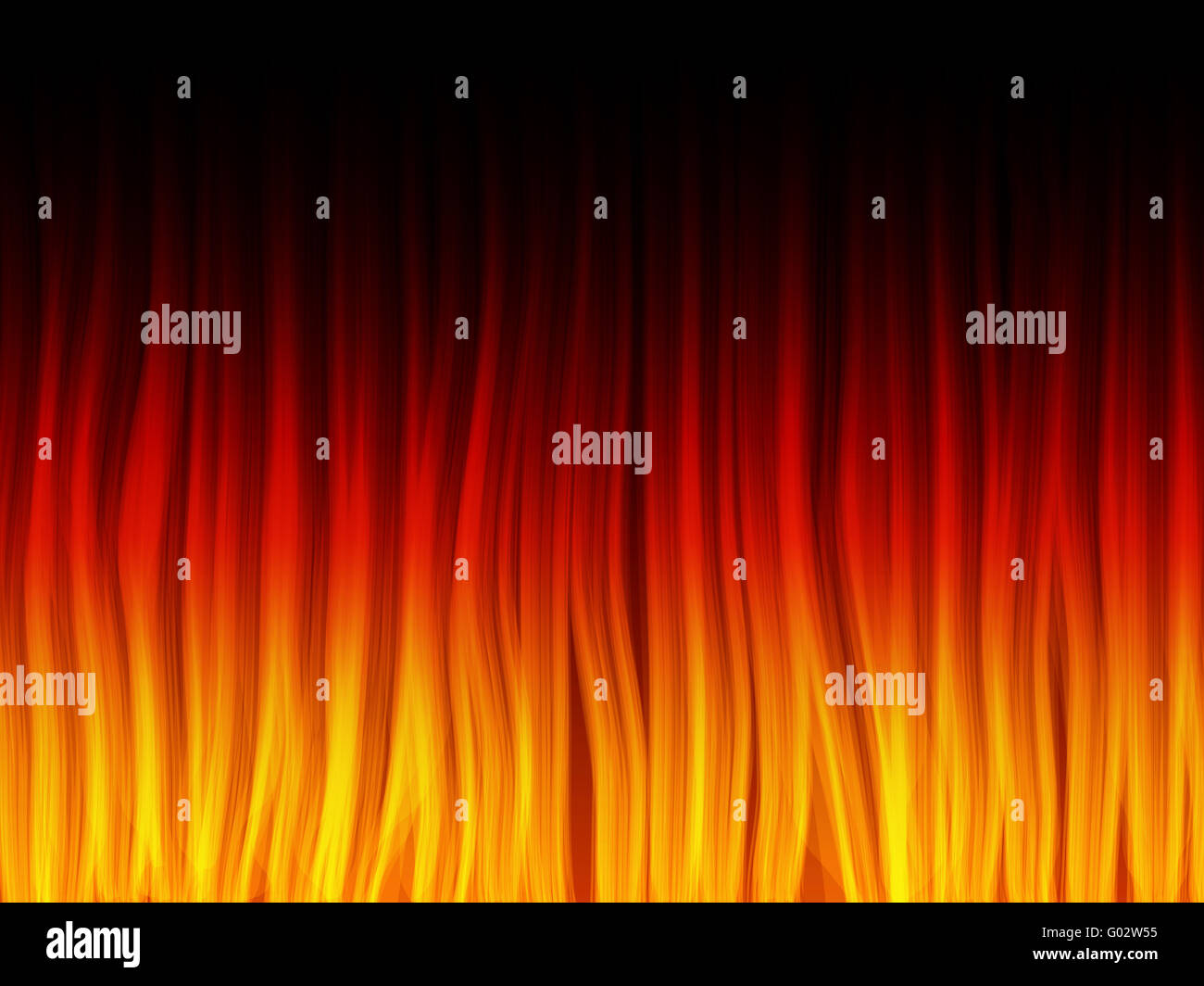 Realistic Fire Flames. Color and forms are editable Stock Photo - Alamy