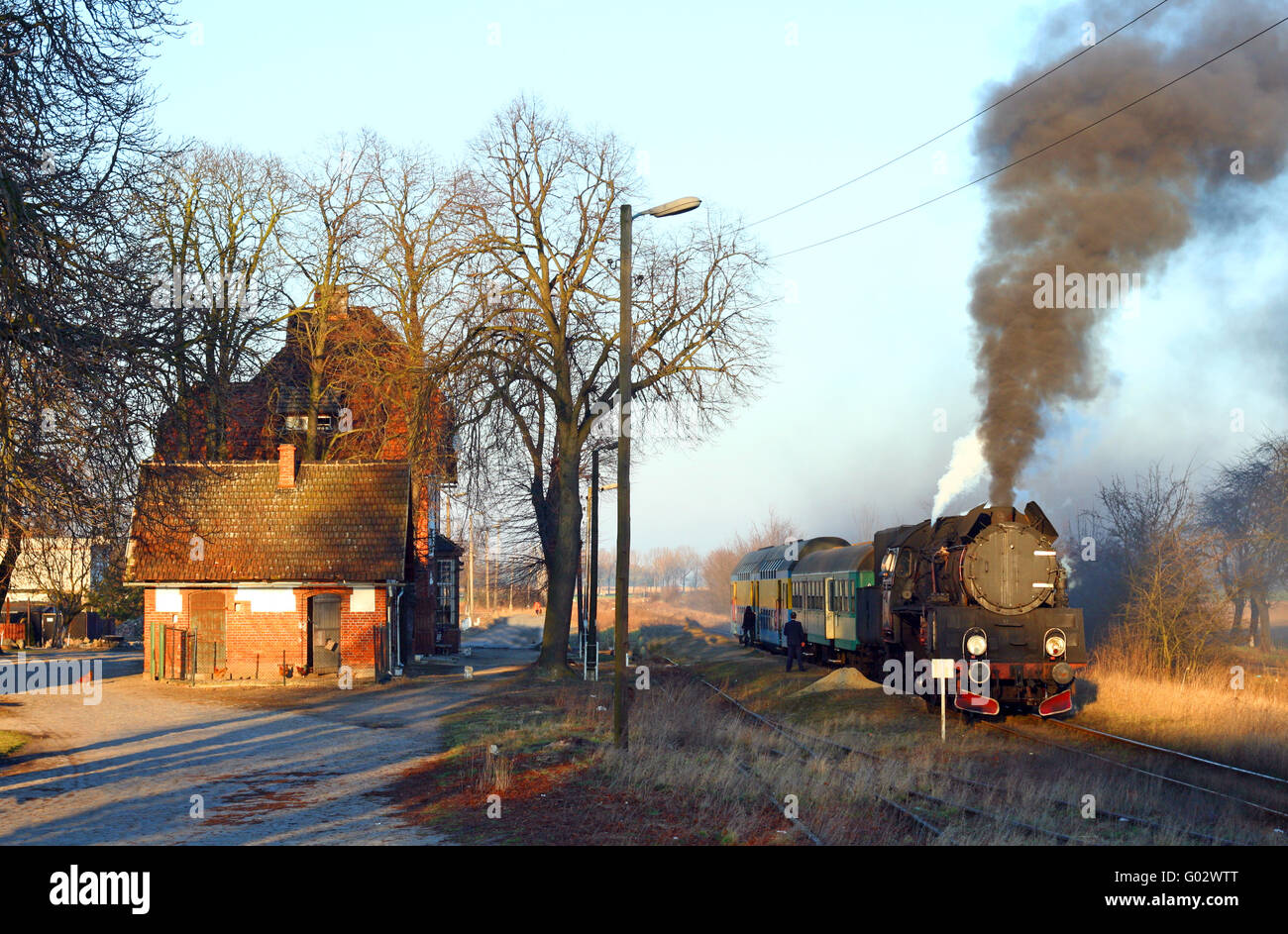 Small old steam locomotive hi-res stock photography and images - Alamy