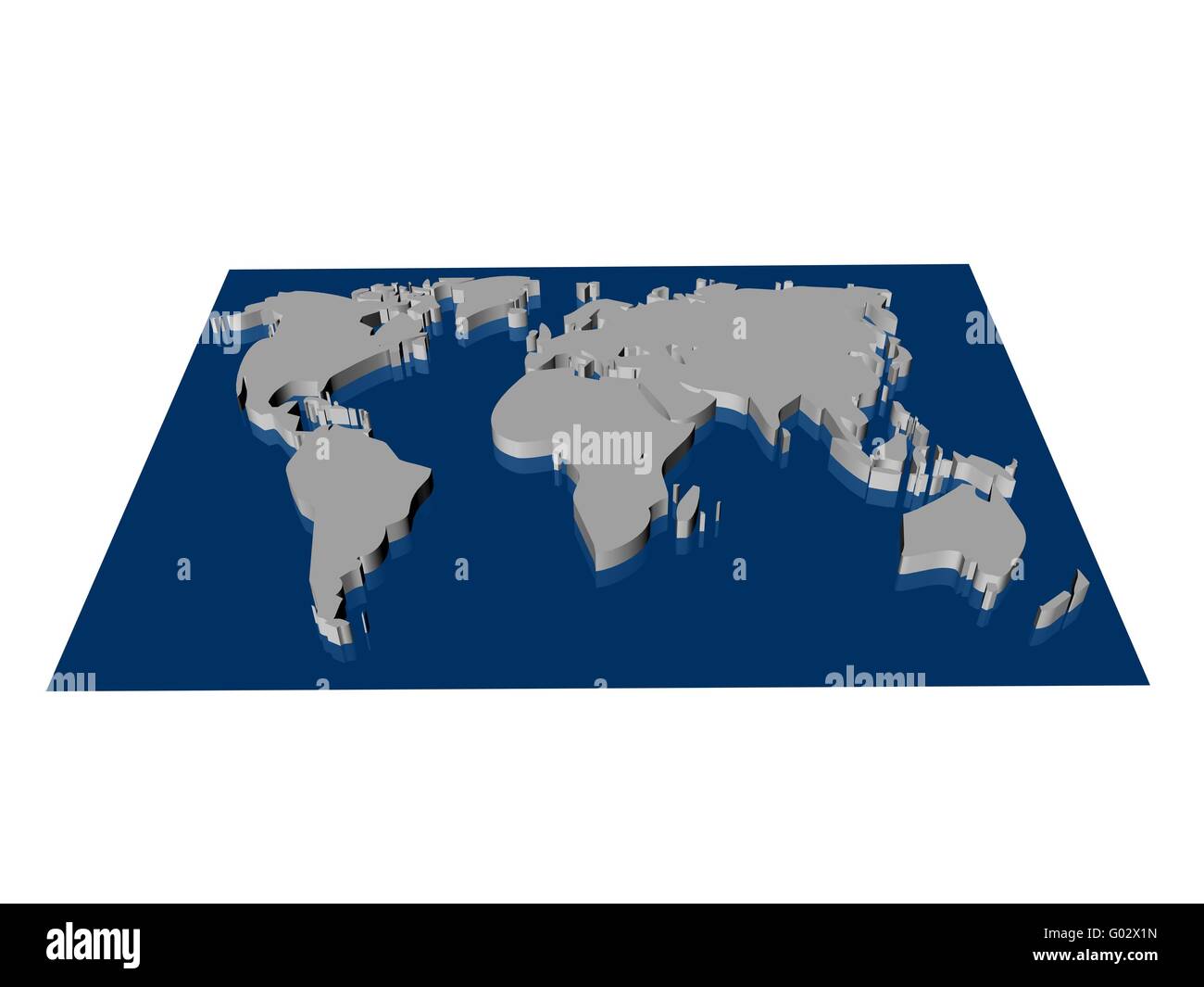 Nations map Cut Out Stock Images & Pictures - Alamy