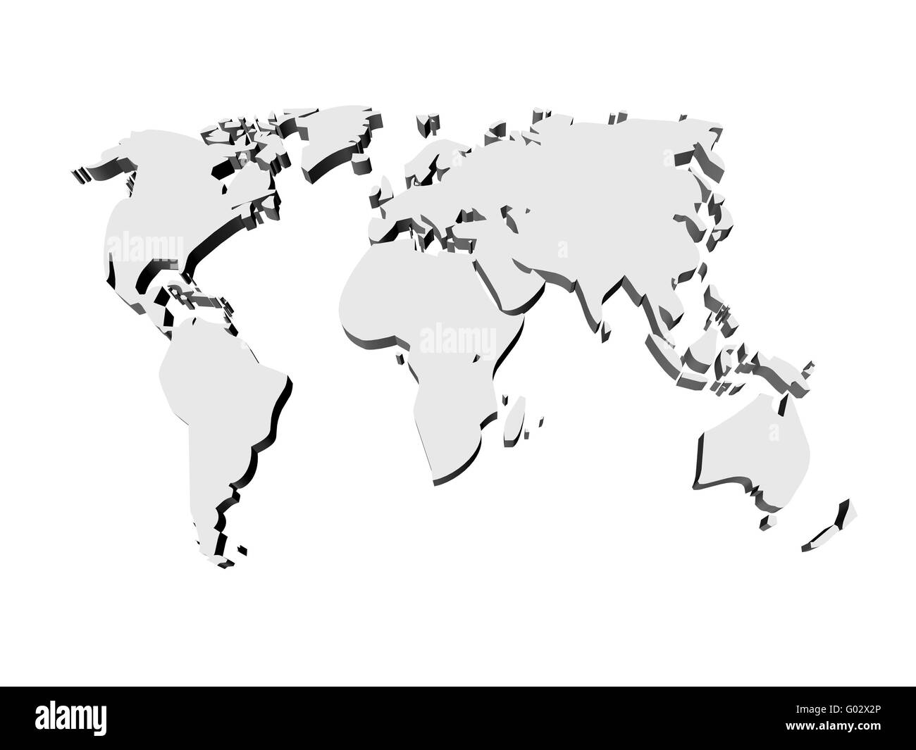 Red blue map Cut Out Stock Images & Pictures - Alamy