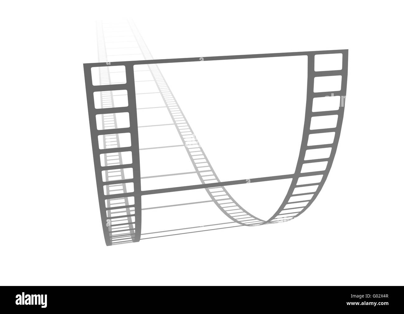 Curved film strip hi-res stock photography and images - Alamy