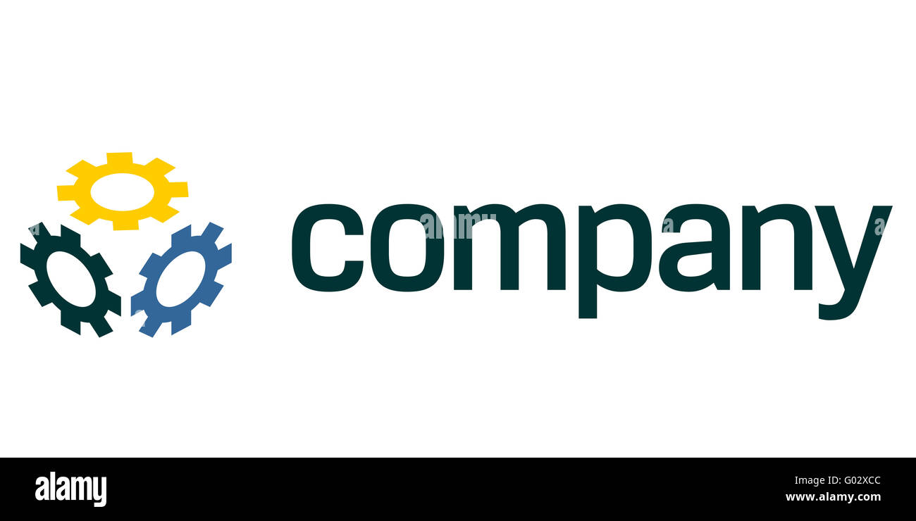 Gear box business logo Cut Out Stock Images & Pictures - Alamy