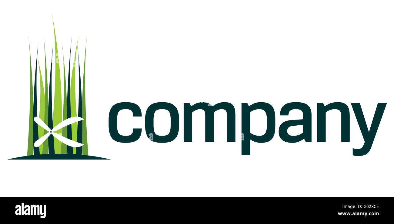 Gardening shears logo Stock Photo - Alamy