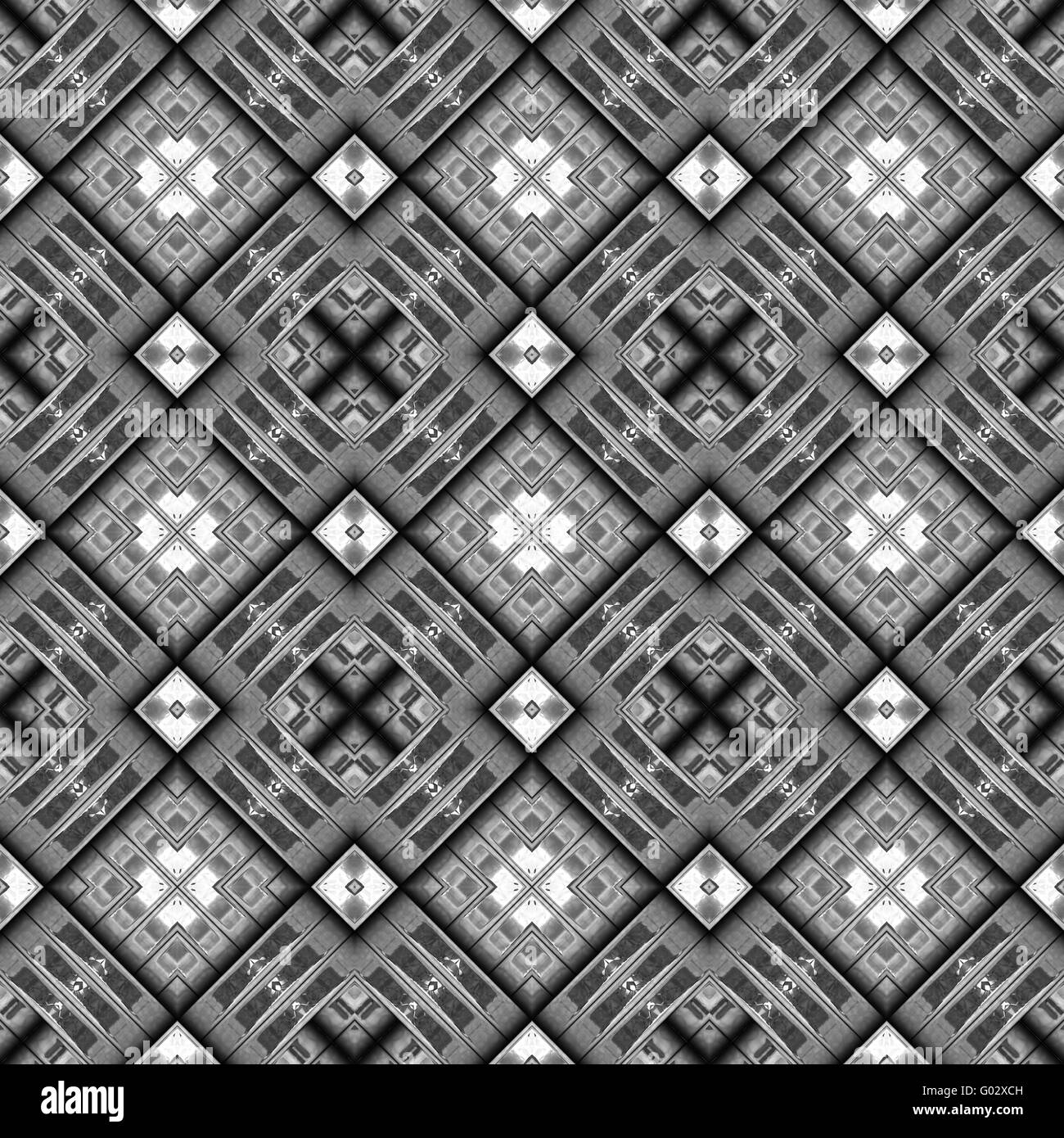 seamless texture of diagonal metal ornamental cubes Stock Photo - Alamy