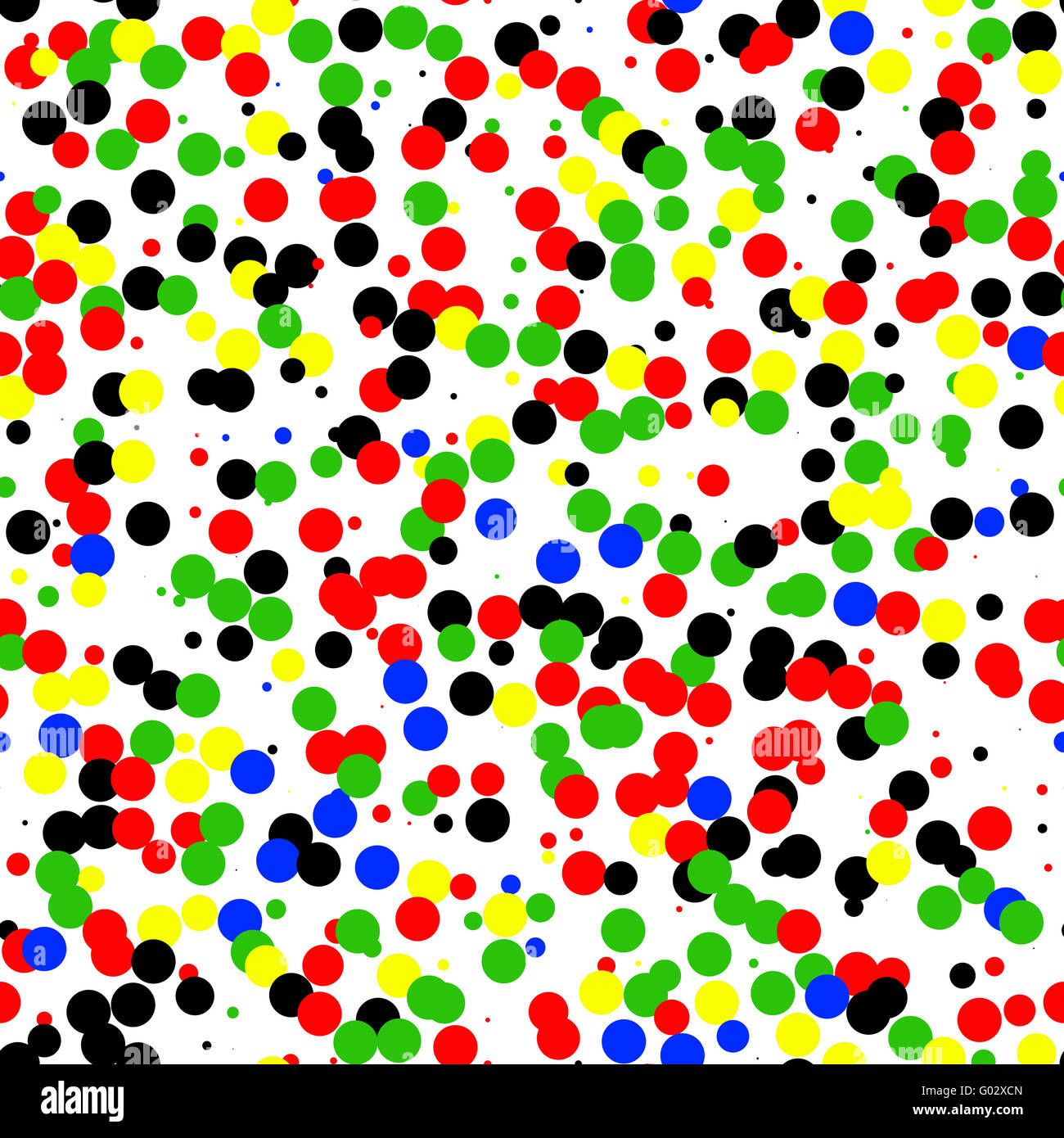 seamless texture with many bright colored dots Stock Photo - Alamy