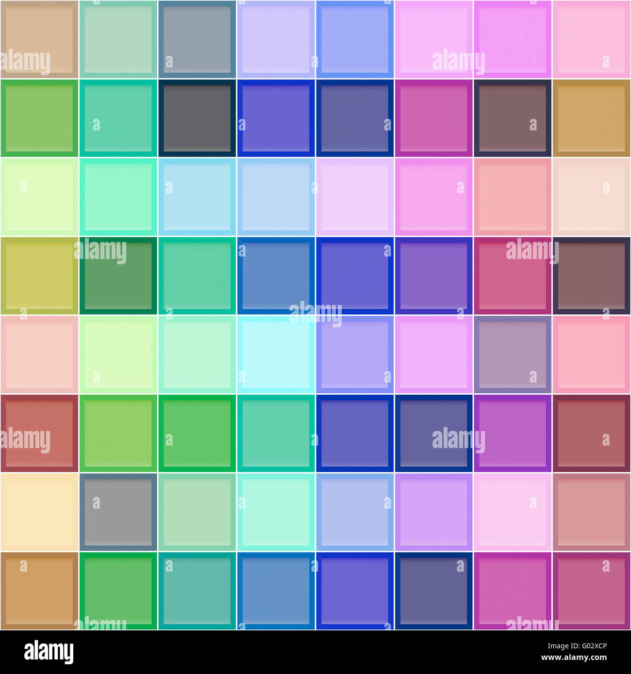 seamless texture with bordered bright cubes Stock Photo - Alamy