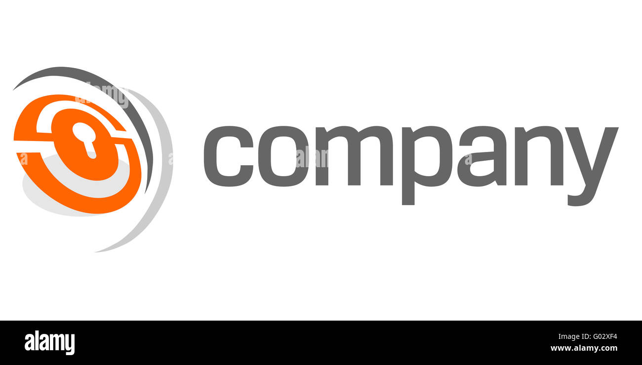 Tech lock logo Cut Out Stock Images & Pictures - Alamy