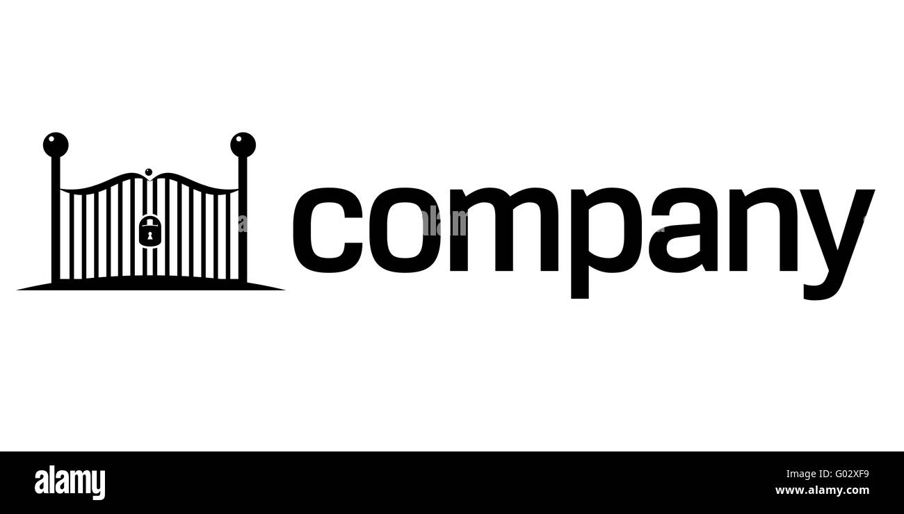 Security gates logo Stock Photo - Alamy