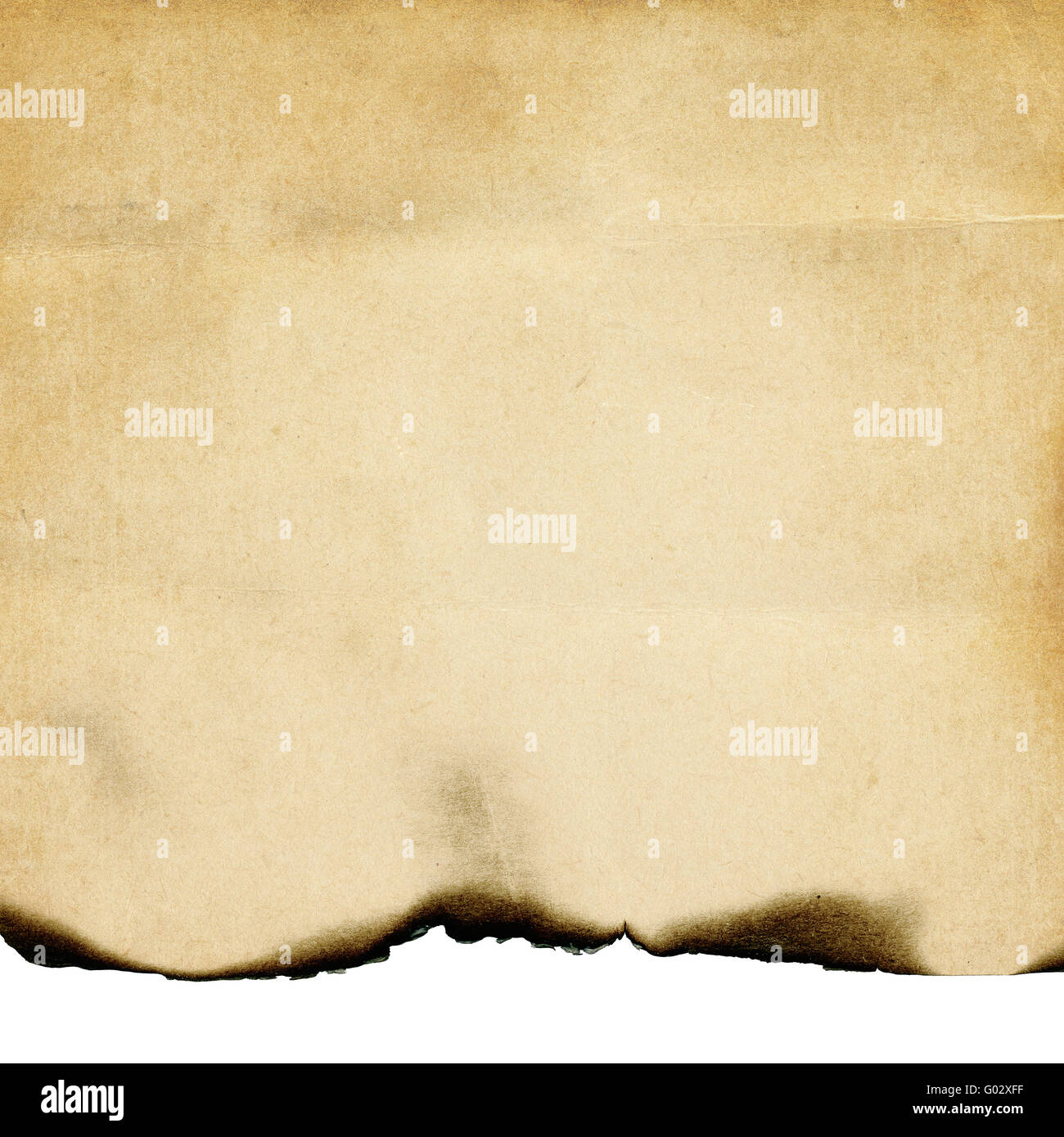Vintage burned paper background, isolated on white Stock Photo - Alamy
