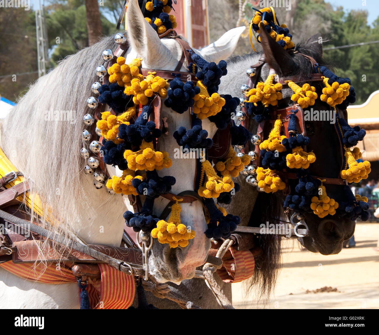 Horses of fair Stock Photo - Alamy