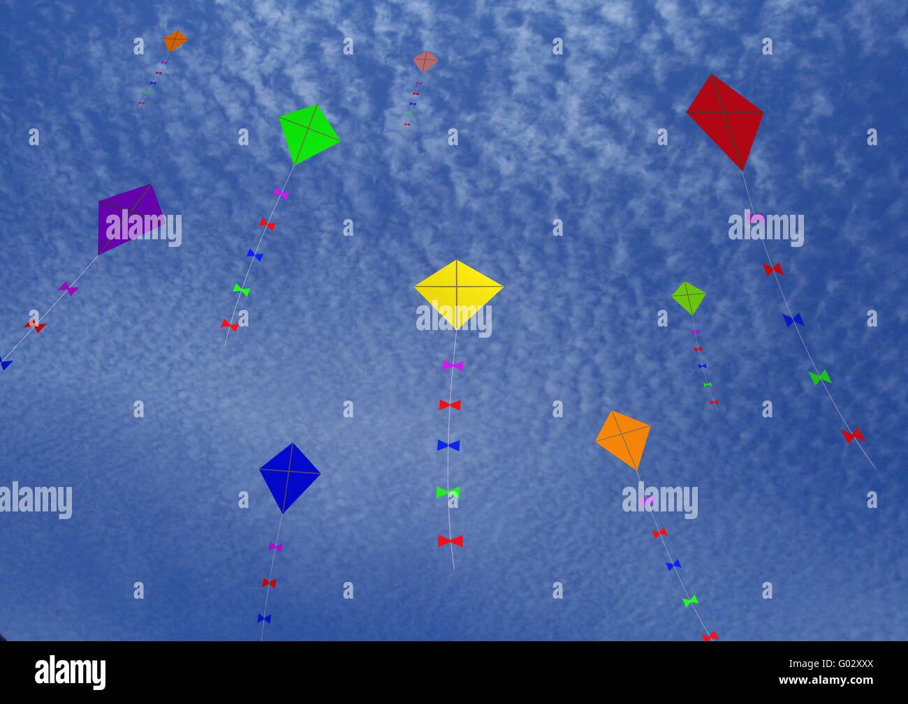 Lots of kites hi-res stock photography and images - Alamy