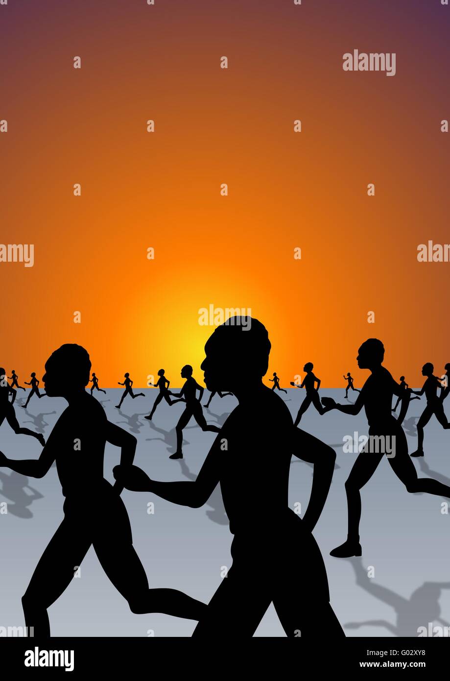 Human Race Artwork High Resolution Stock Photography and Images - Alamy