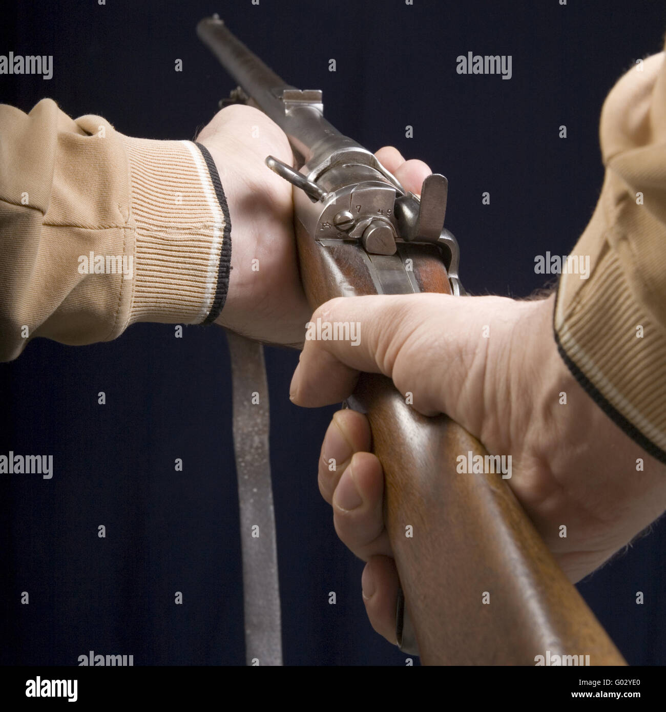 man with weapon Stock Photo - Alamy