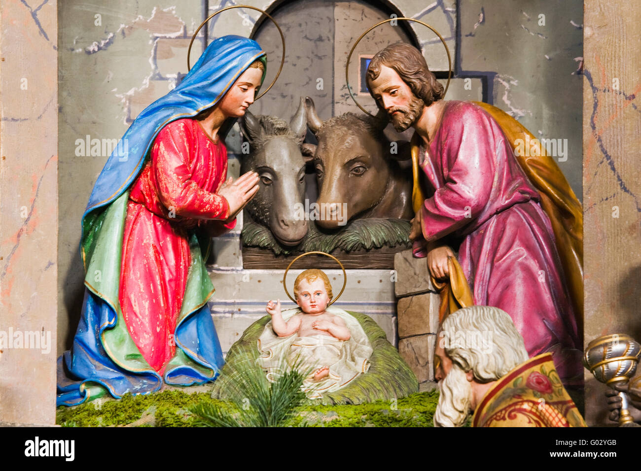 Jesus creche hi-res stock photography and images - Alamy