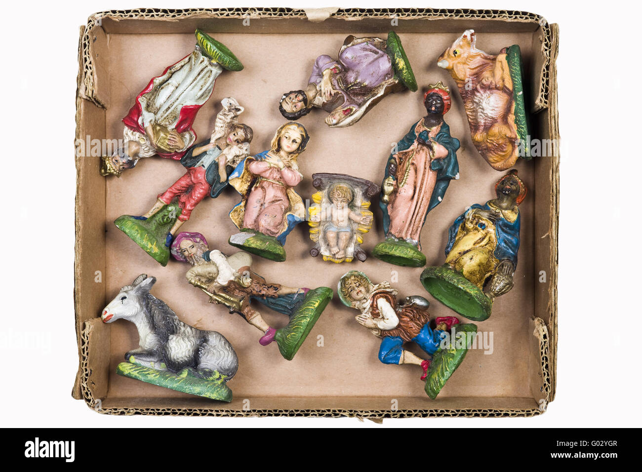 packed cribs figures Stock Photo - Alamy