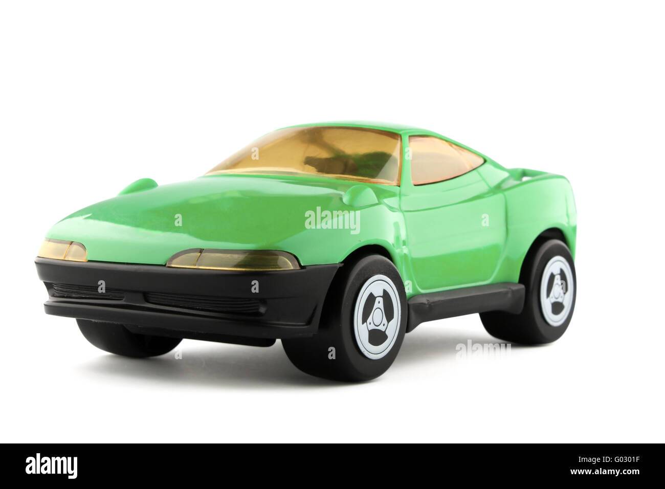 Toy car isolated on white with clipping path Stock Photo - Alamy