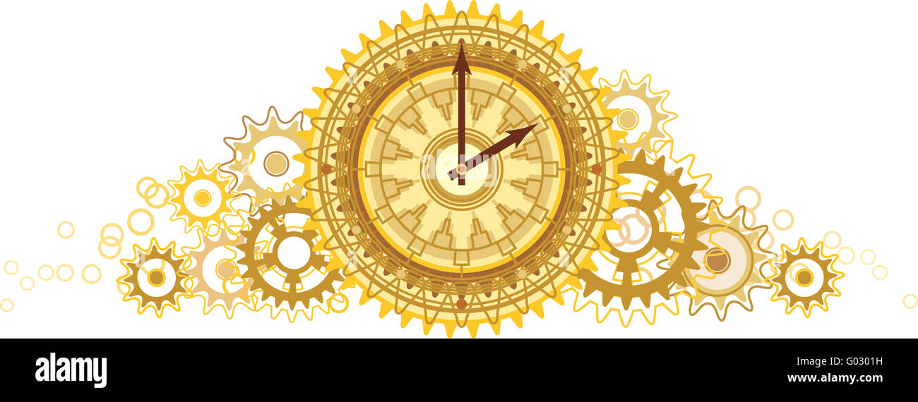 Clock pointer wheel cogwheel hi-res stock photography and images - Alamy