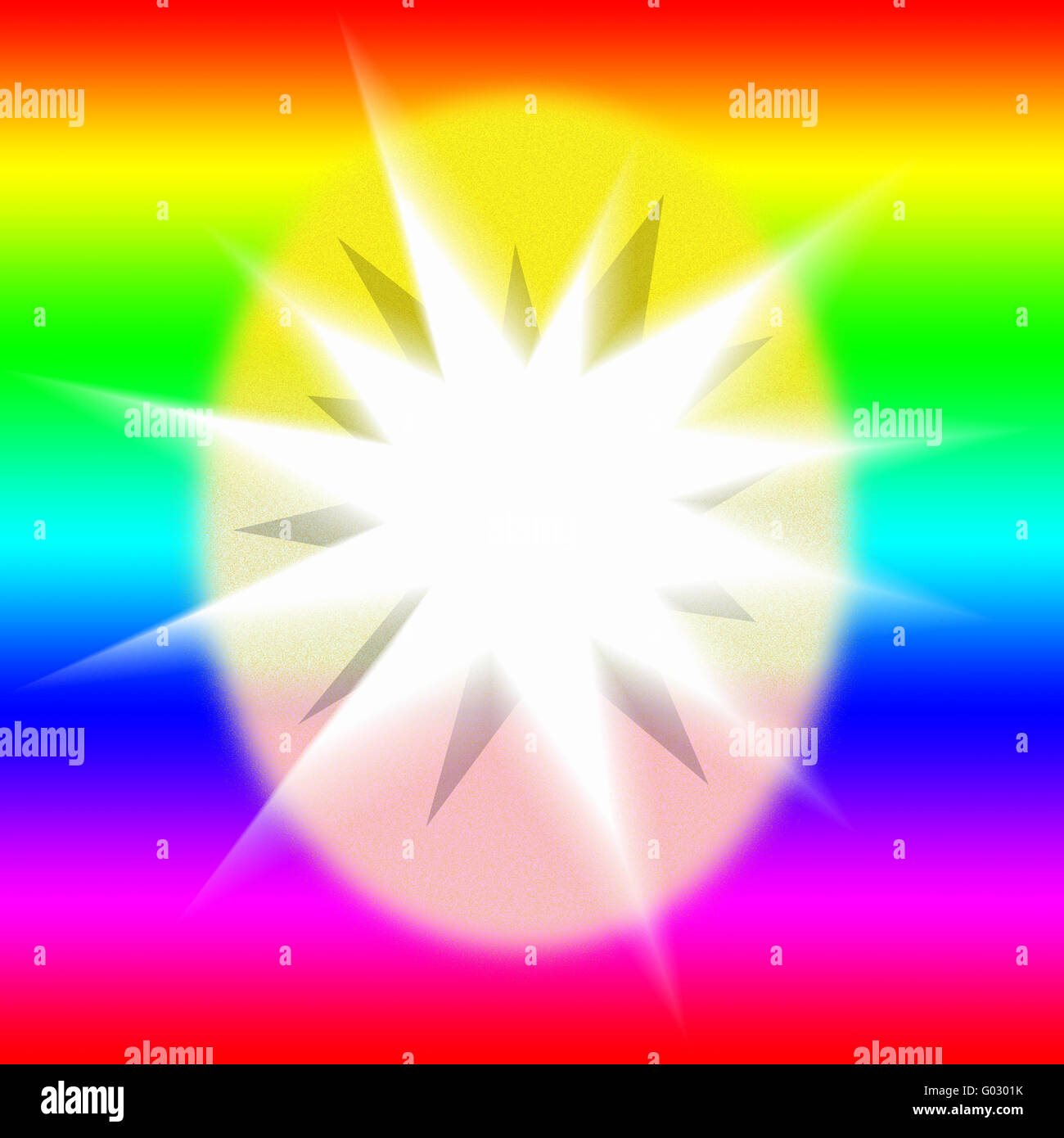 Bright starburst colors design Stock Photo - Alamy