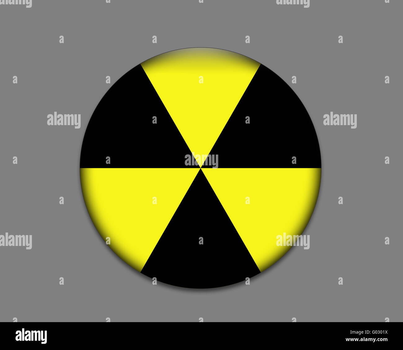 Nuclear radiation icon danger hi-res stock photography and images - Alamy