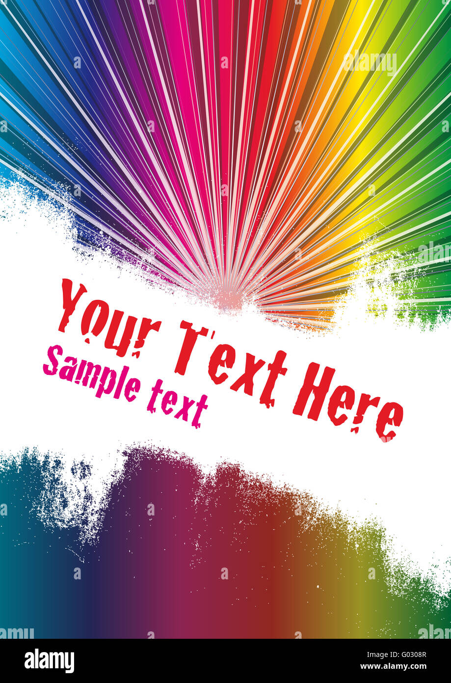 Spectrum Burst Background Stock Photo - Alamy