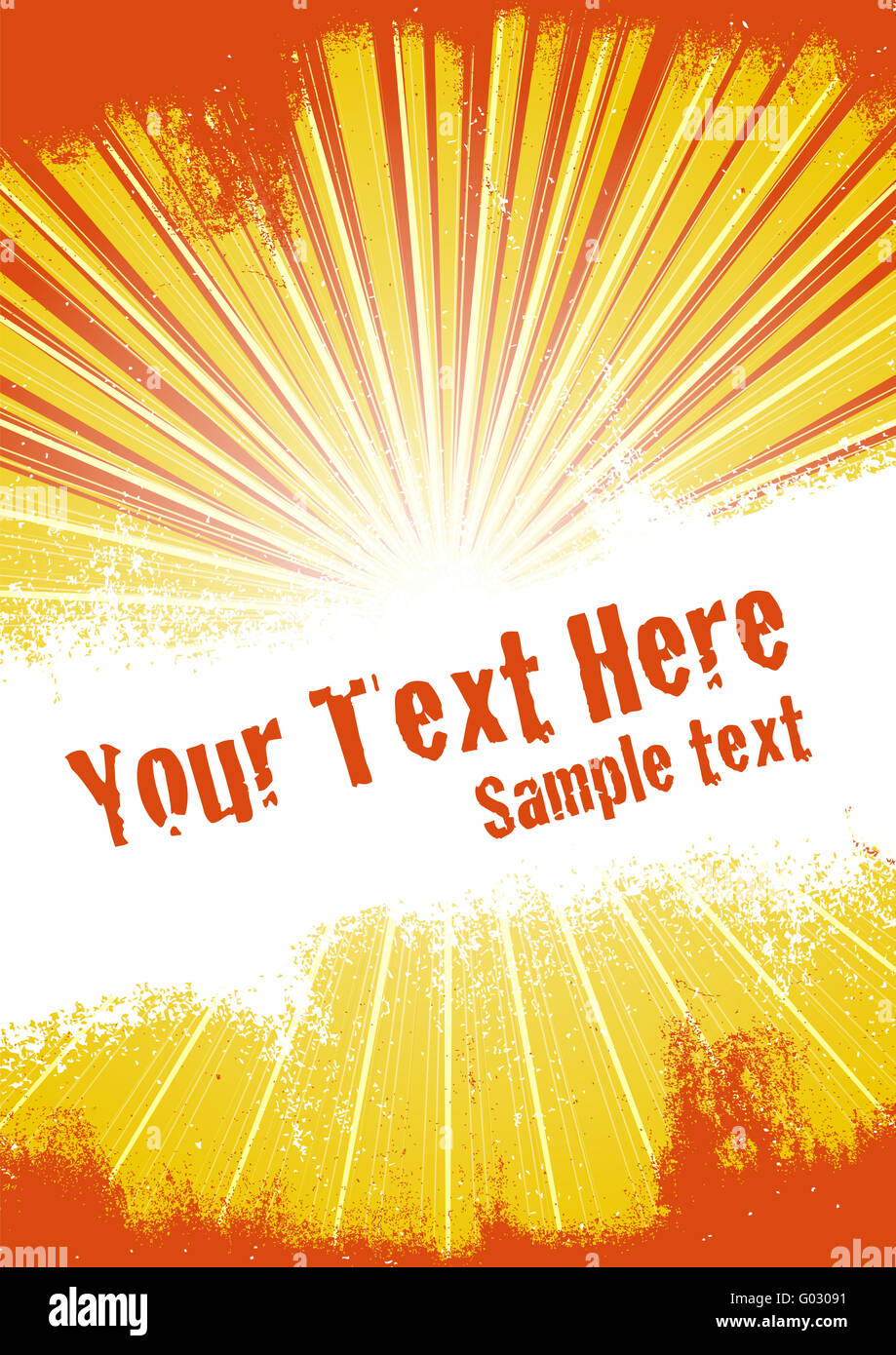 Orange Burst Background Stock Photo - Alamy